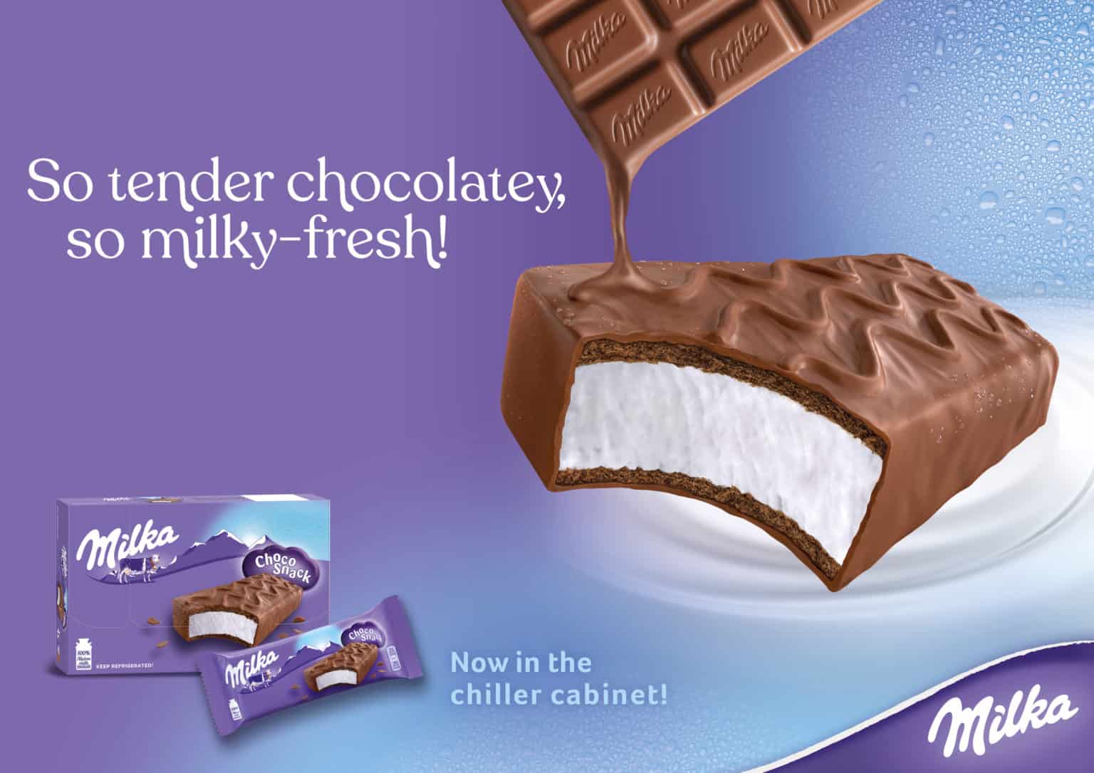 Milka Choco Snack Relaunch - TSC - The Chilled Snack Company